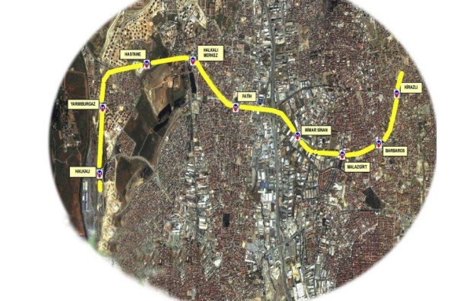 Istanbul Metro. Kirazli - Halkali Line