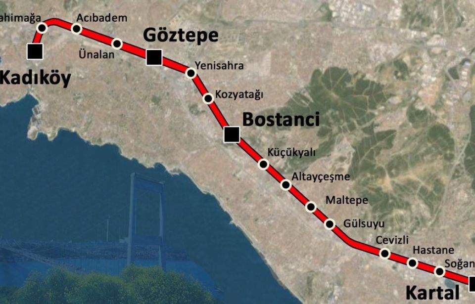 Istanbul Metro. Kadıköy - Kartal Line (M4 Line)