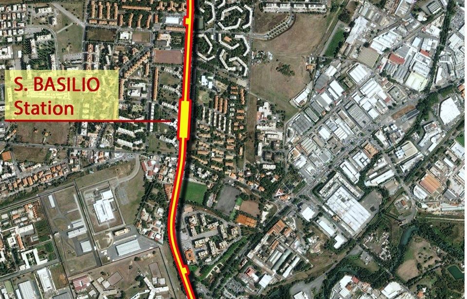 Rome Metro. Extension of Line B